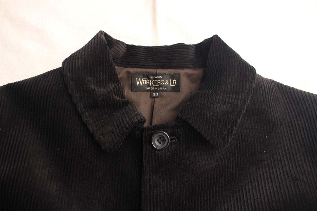 WORKERS / WORKERS Jacket (Heavy Corduroy, Black) – McFly Online Store