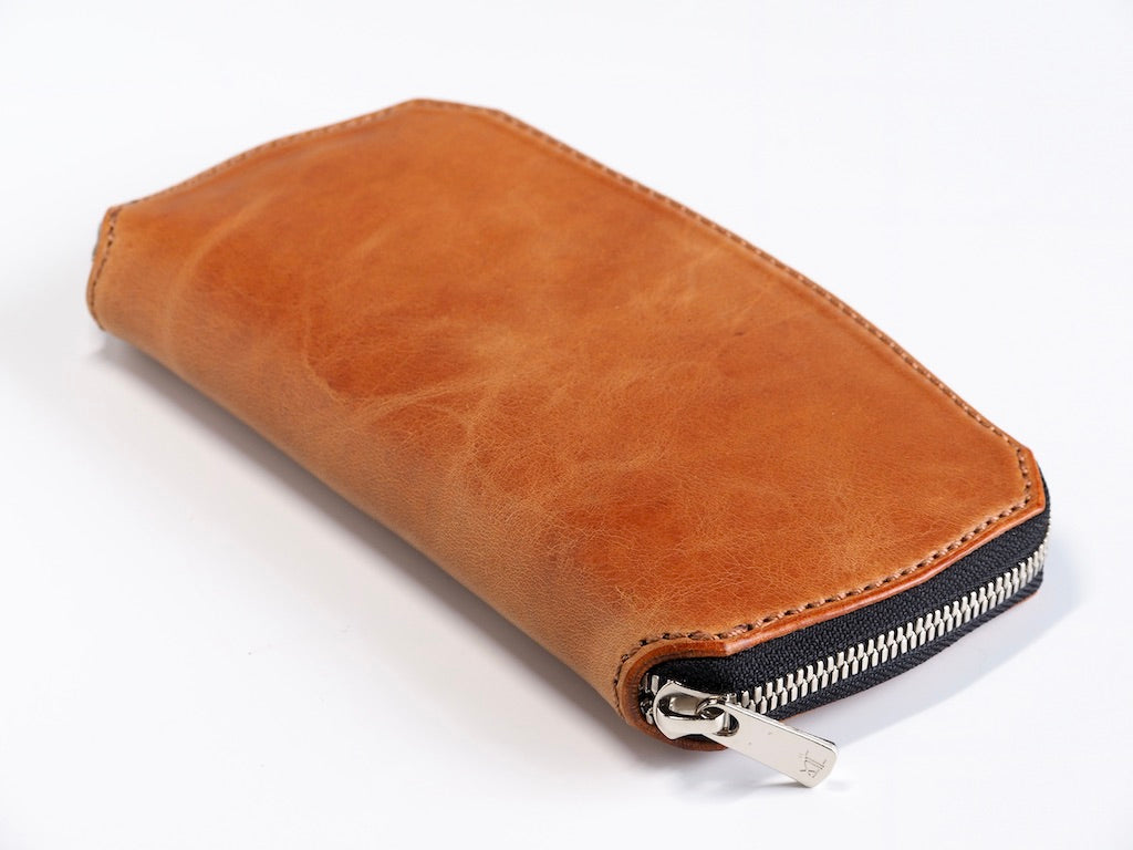 MANIFOLD / ROUND FASTENER WALLET (MW-11 CDK,CAMEL) – McFly Online Store